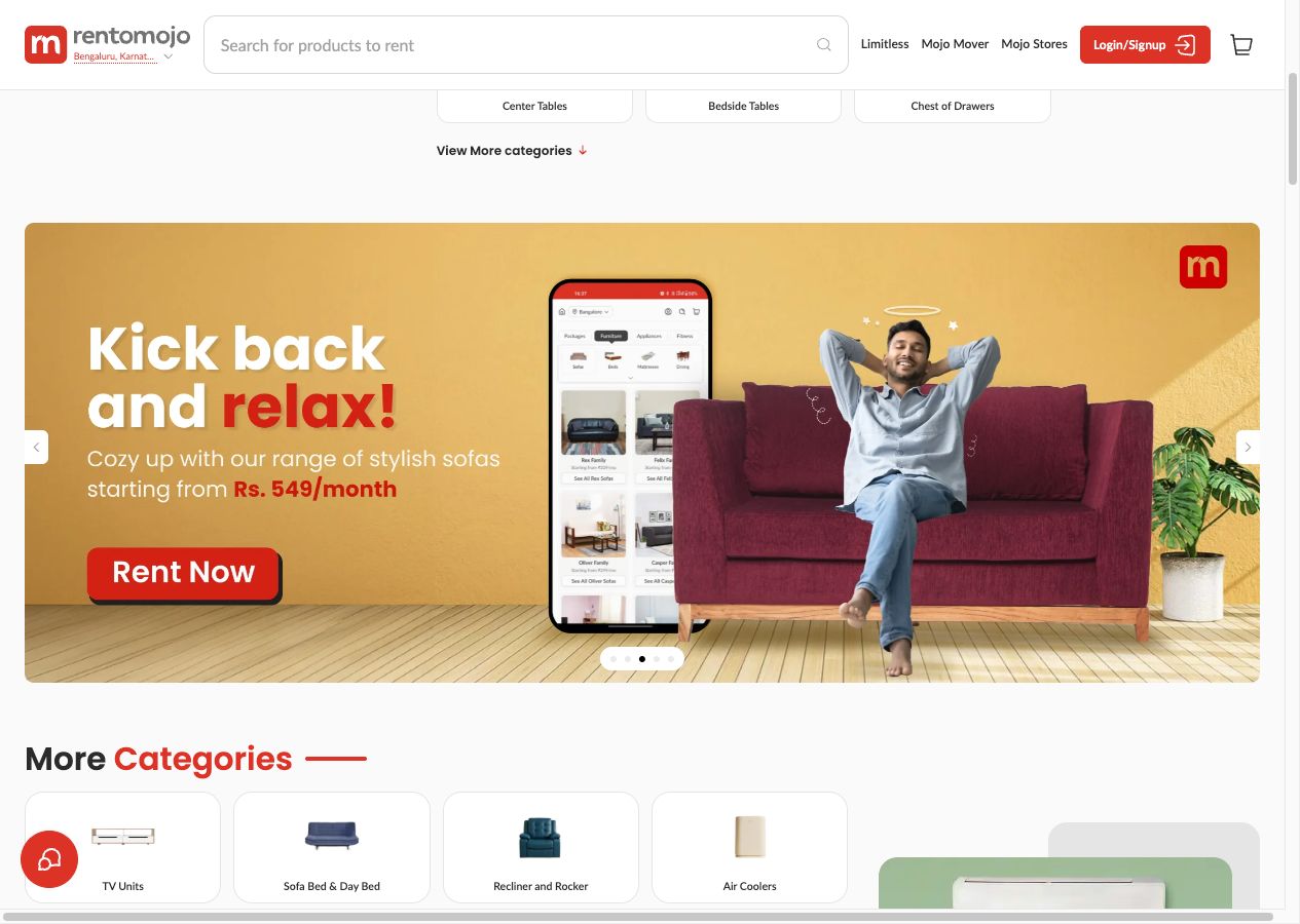 Furniture and Appliance Rental Platform Rentomojo Sees Growing Demand ...