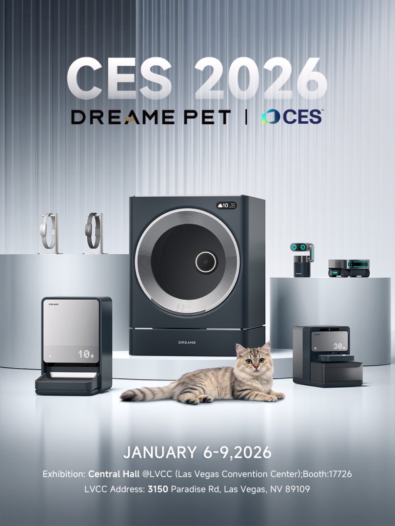 Dreame Technology Introduces a New AI-Powered Pet Health Collar at CES 2026