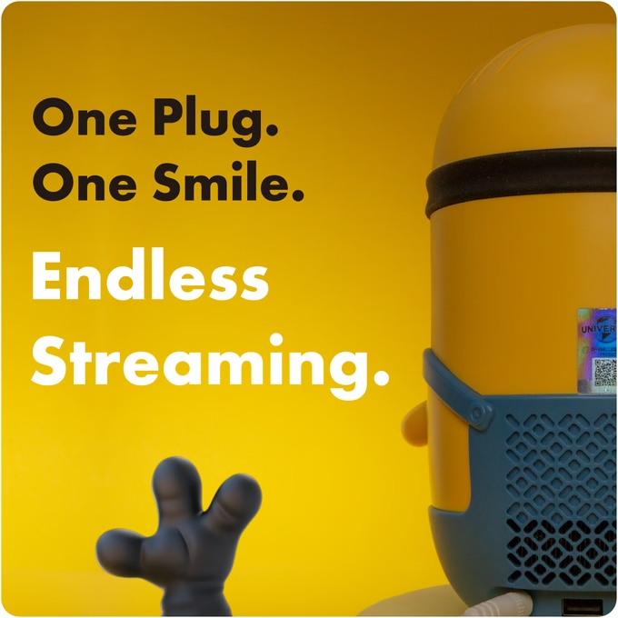 A Smarter, Cuter Way to Stream: The OBE Projector Brings Full HD Movie ...