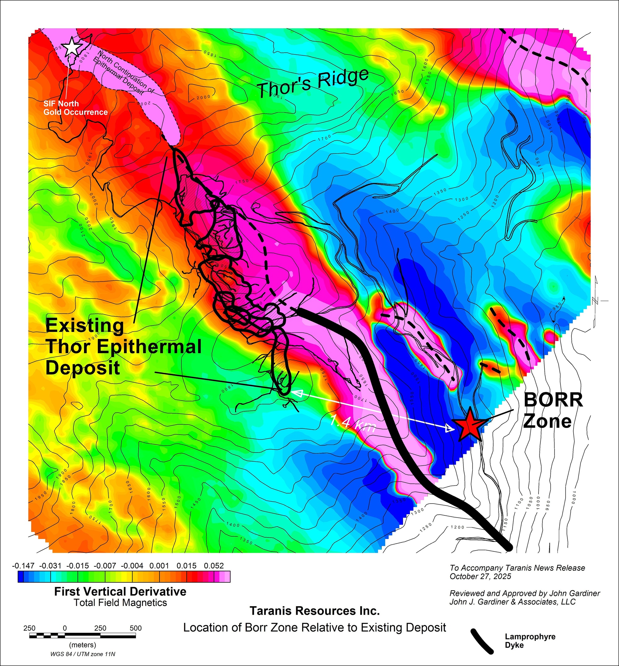 Taranis Discovers New Area of Epithermal Mineralization at Thor 1.4 km ...