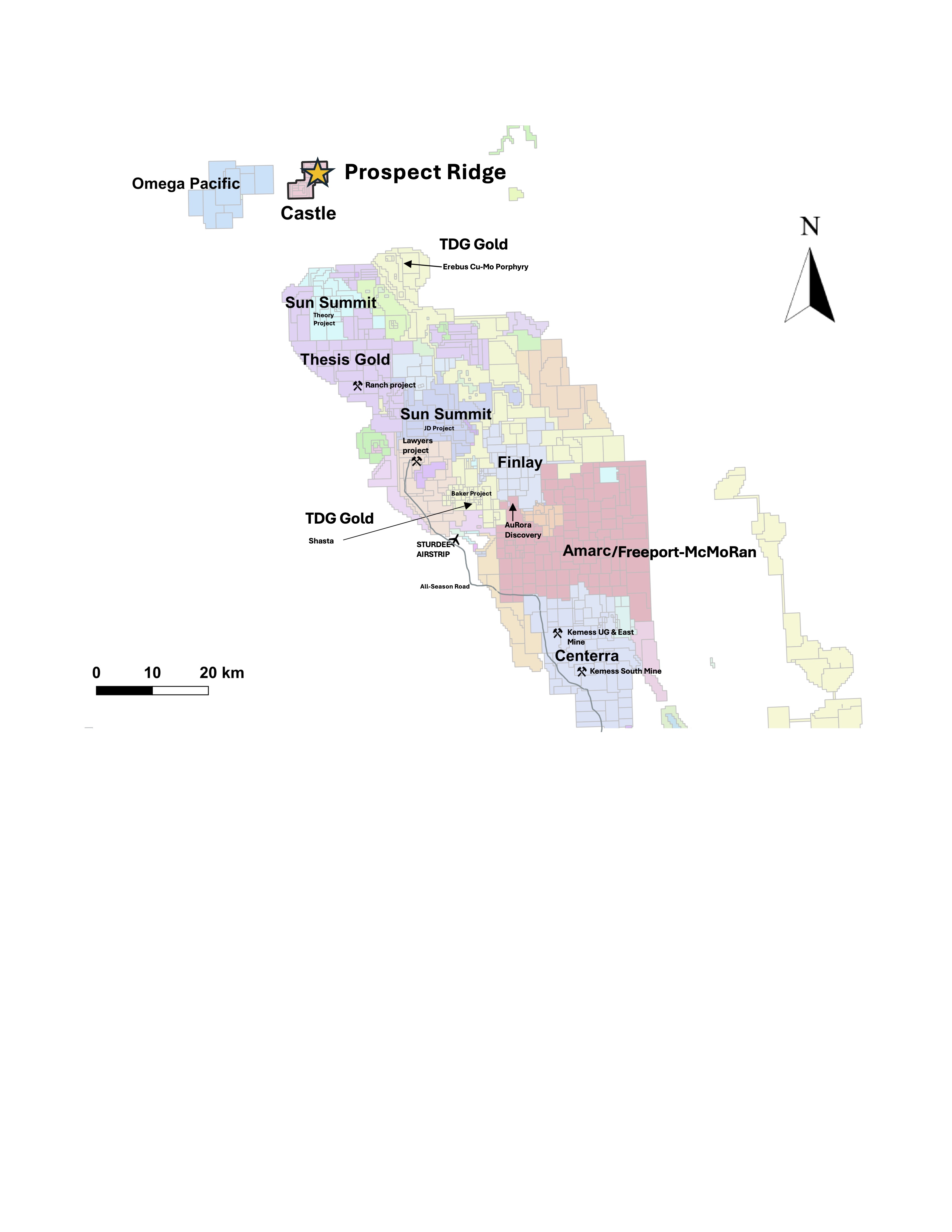 Prospect Ridge Options Castle Copper-Gold Porphyry Project In ...