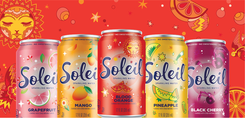 Soleil™ Sparkling Water Redesign Brings Good Vibes to Summer with ...