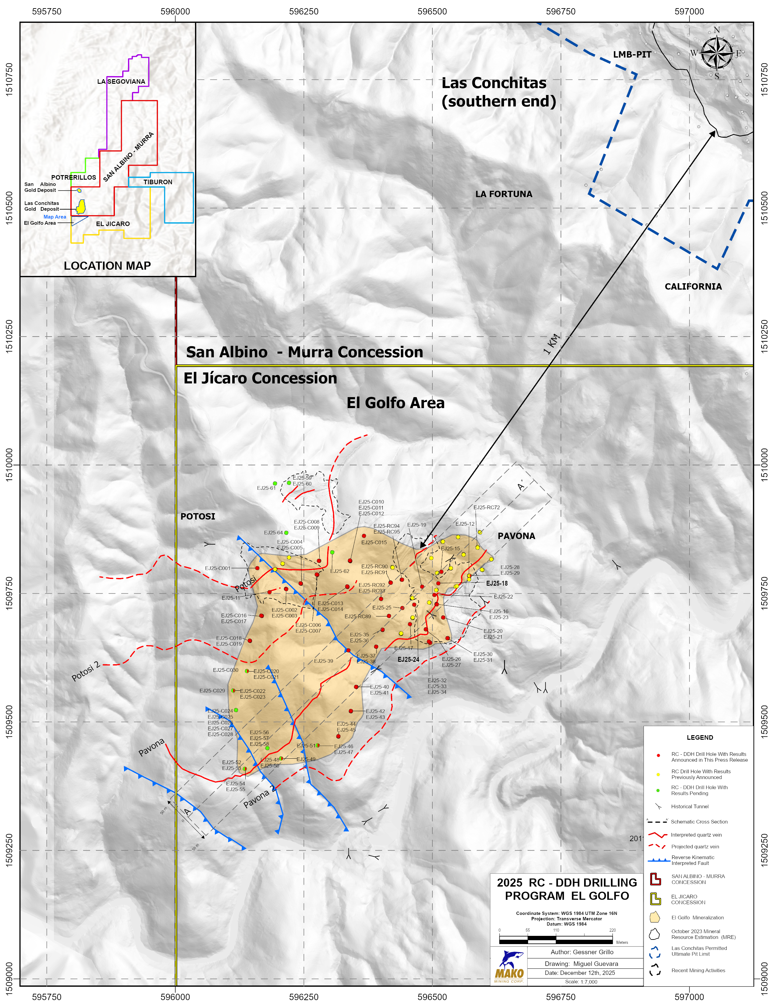 Mako Mining Intersects 18.34 g/t Au over 4.2 m Estimated True Width, 48 ...