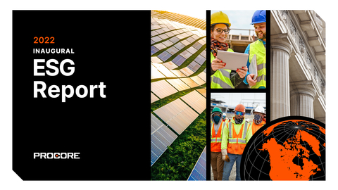 Procore’s Inaugural Environmental, Social and Governance Report ...
