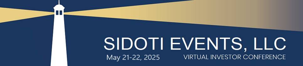 Sidoti Events, LLC's Virtual May Micro-Cap Conference - The Globe and Mail