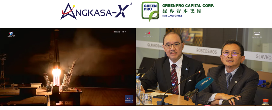 GreenPro Incubated Company Angkasa-X Successfully Launched Malaysian ...
