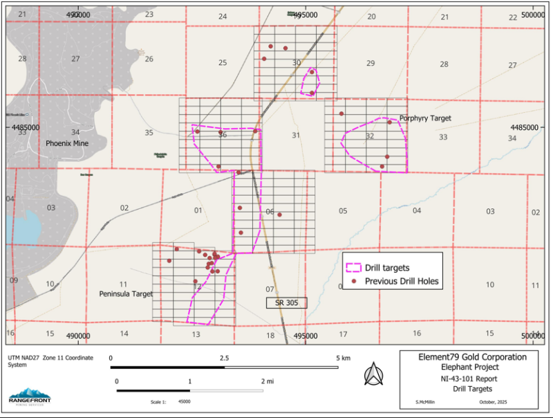 Element79 Gold Corp Files NI 43-101 Technical Report for Elephant ...