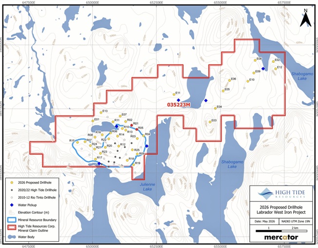 High Tide Resources Commences Drilling at the Labrador West Iron ...