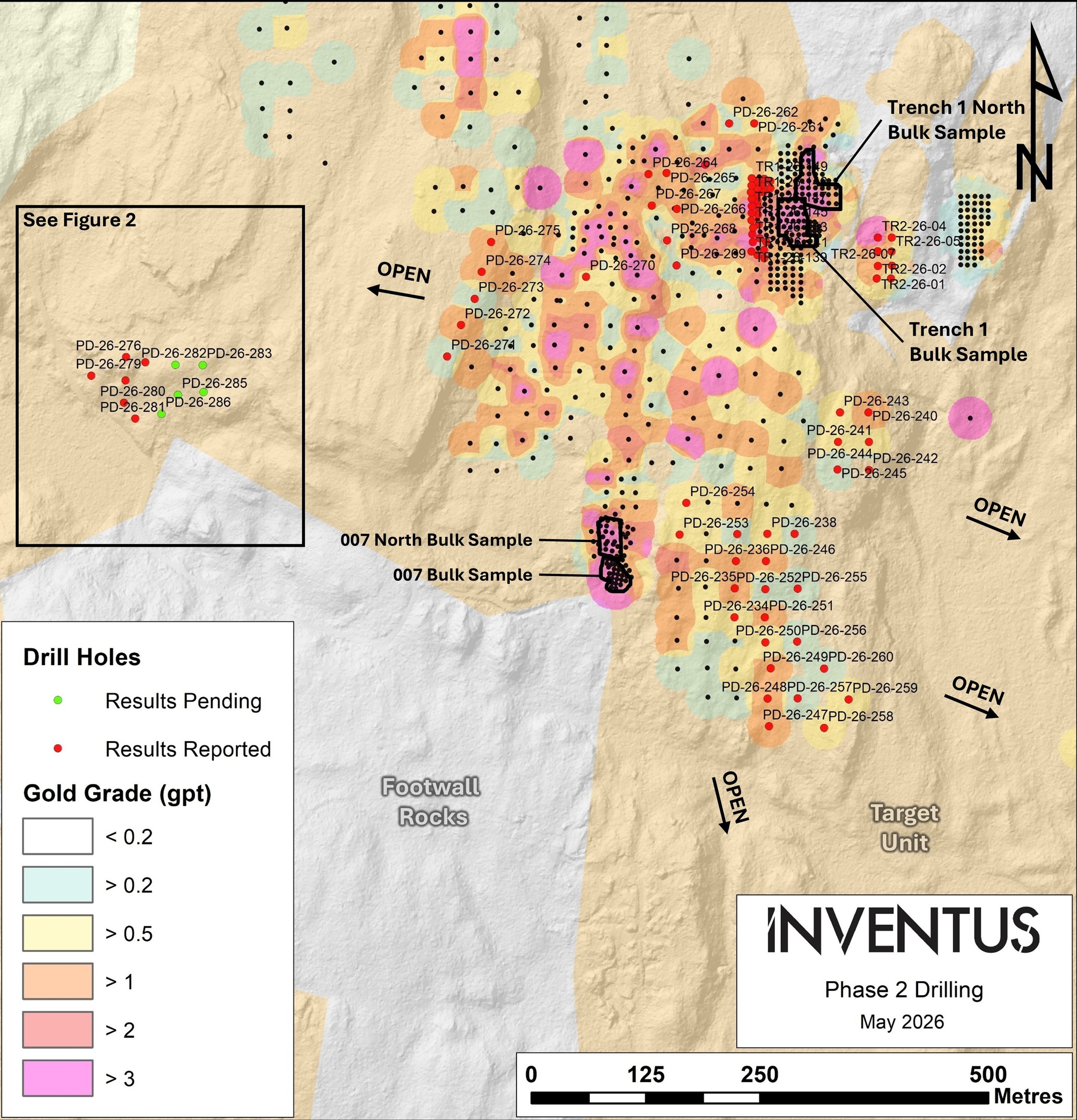 Inventus Expands Shallow Gold Mineralization and Advances Bulk Sampling ...