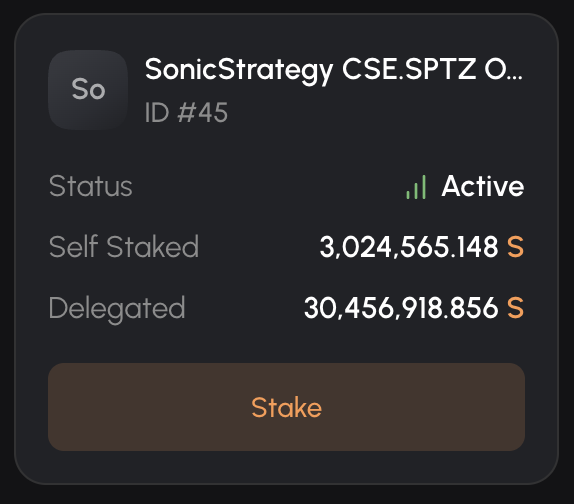 SonicStrategy Expands Exposure to 38.8 Million S Tokens Across Staking ...
