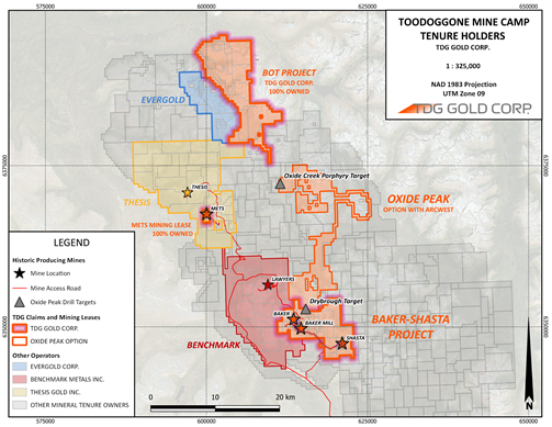 TDG Gold Corp. Identifies 2022 Drill Targets at Its Oxide Peak Earn-in ...