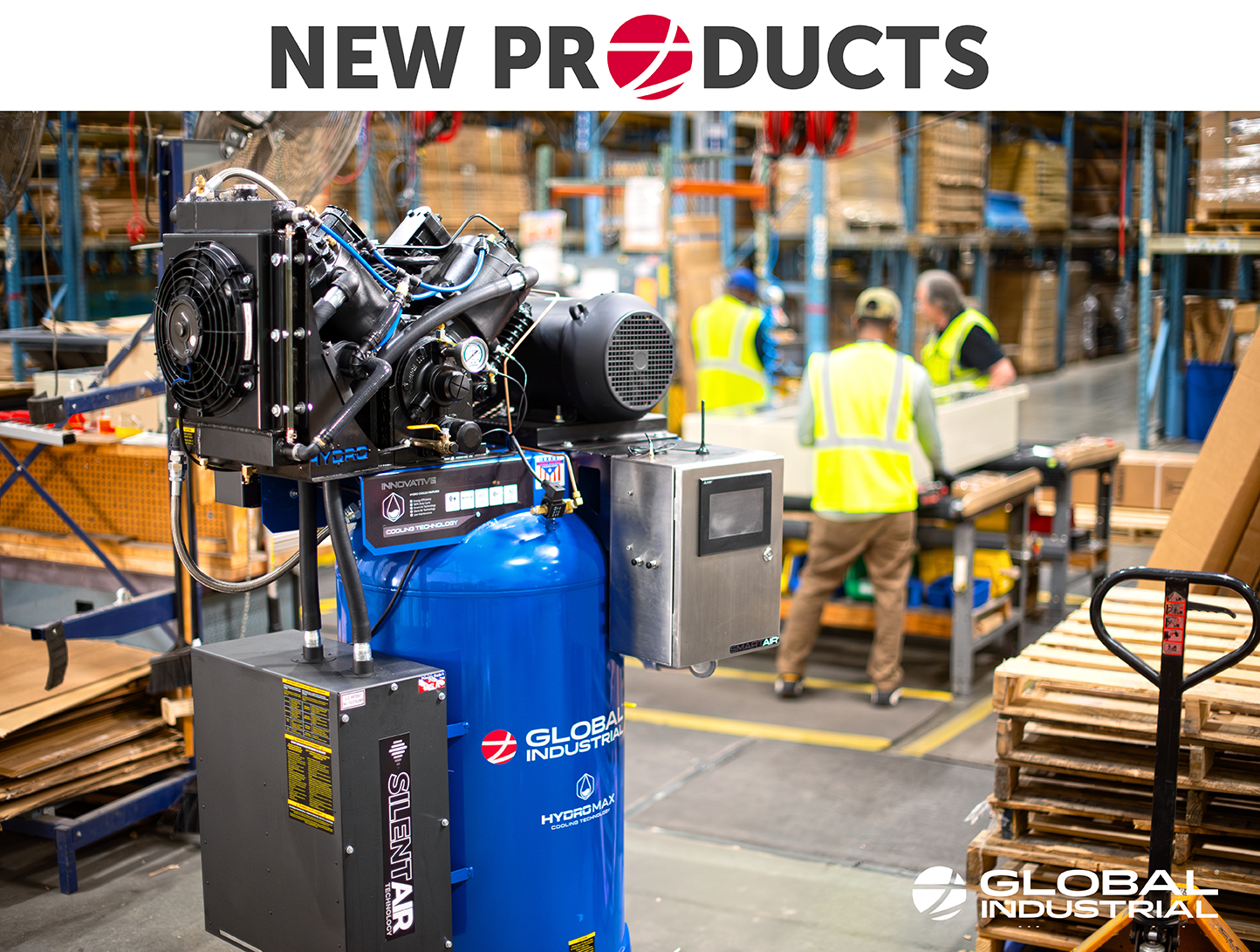 Global Industrial Introduces New HydroMax Two-Stage Silent Air ...