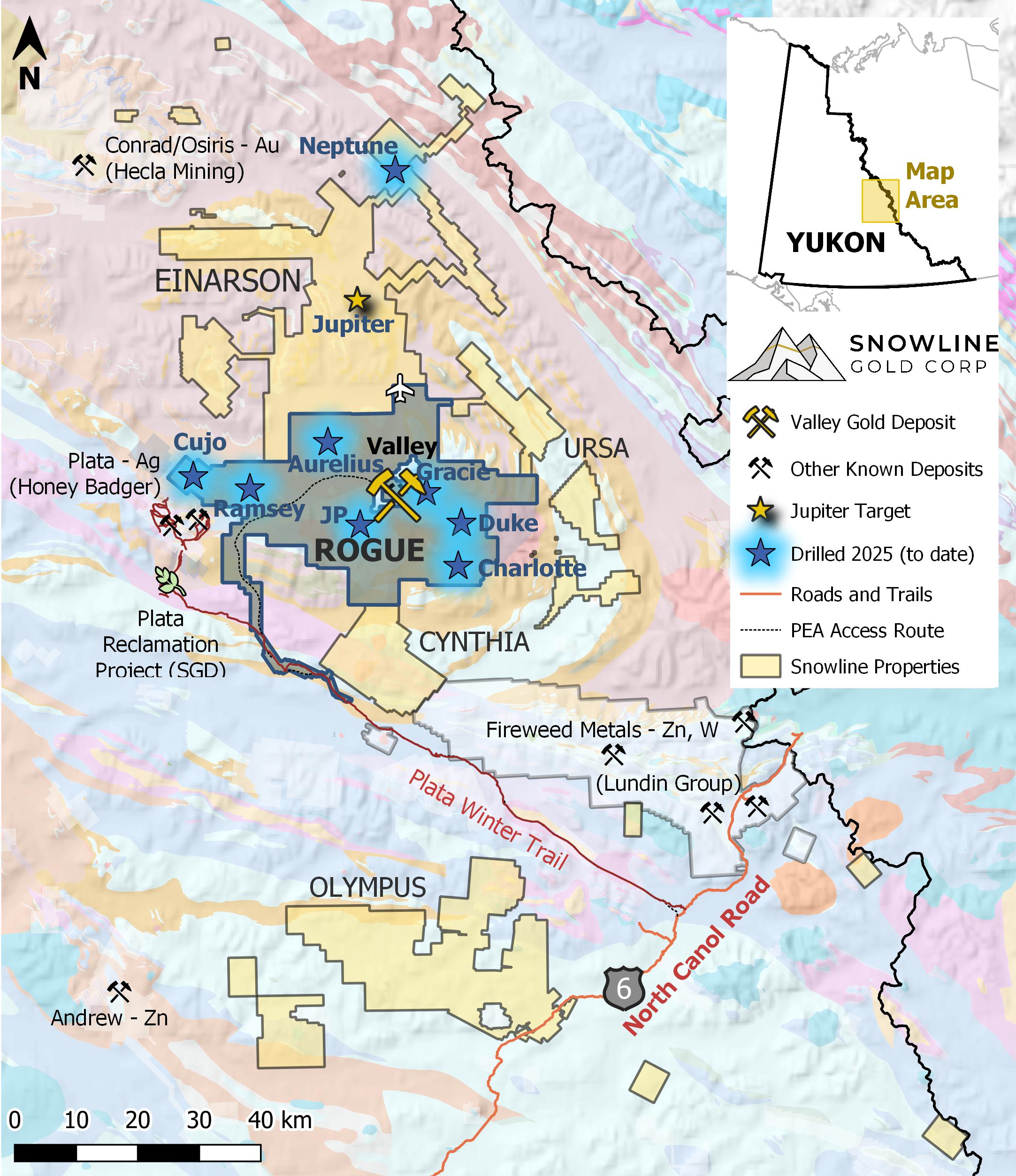 Snowline Gold Extends Strike Length by 550 M and Intersects 6.8 Grams ...