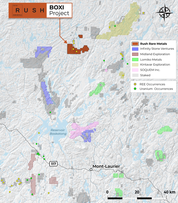 Rush Announces Expansion of Claim Area at Boxi Property in Quebec - The ...