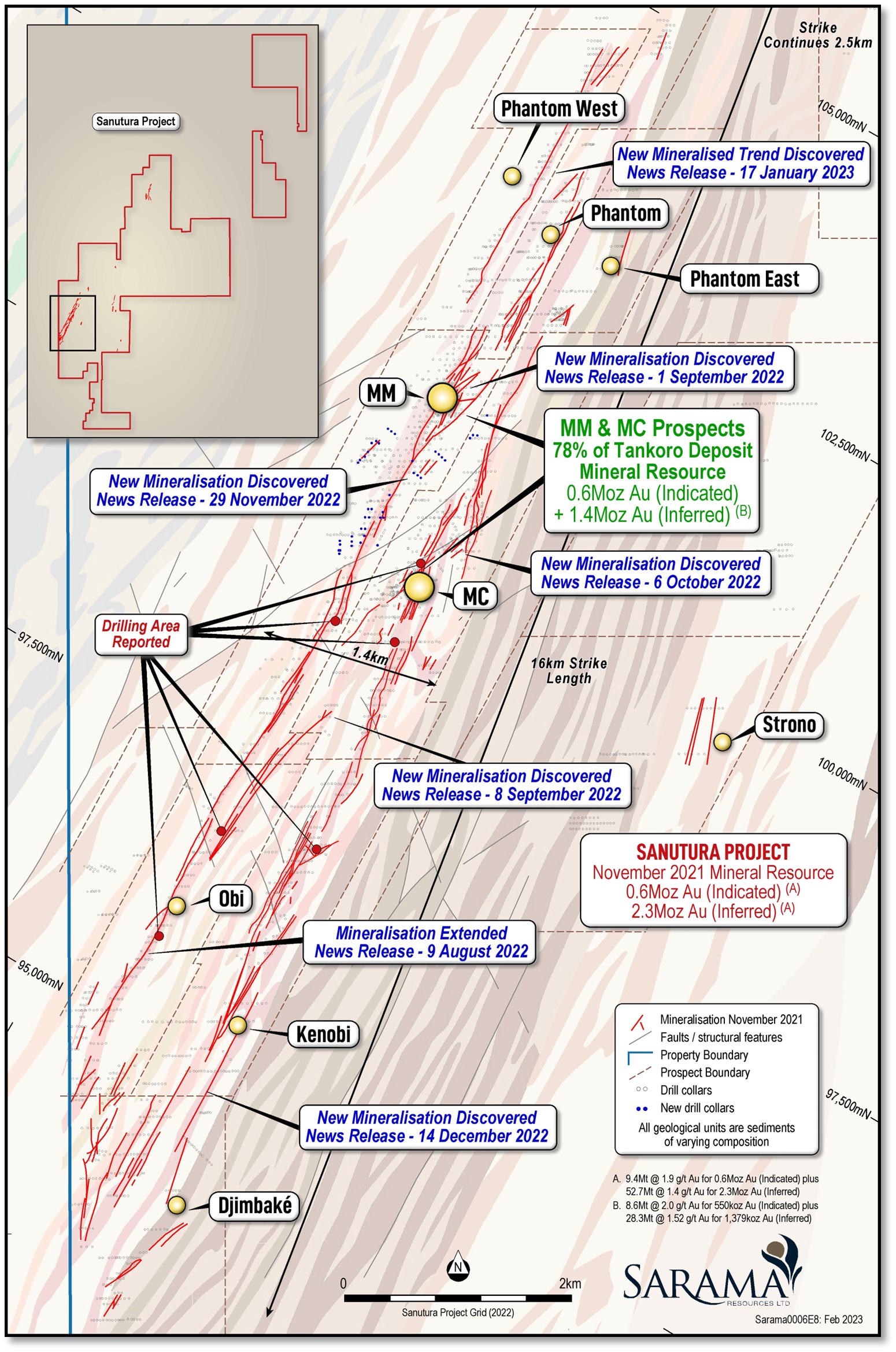 Sarama Resources Intersects 23m @ 4.26g/t Gold at Sanutura Project ...