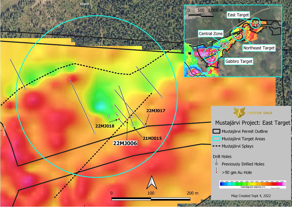 FireFox Gold Encounters Significant Coarse Gold at the East Target on ...