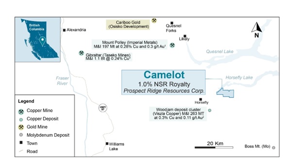 Prospect Ridge Secures High-Potential Camelot Copper-Gold Project in B ...