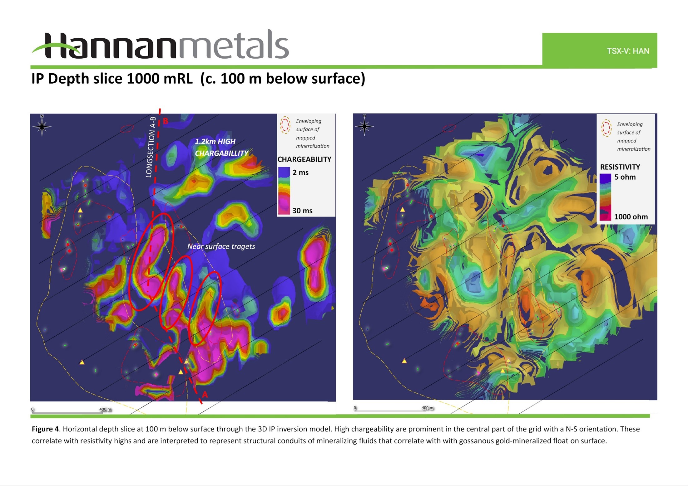 Hannan Metals Discovers 1.2 km Chargeability Anomaly at Sortilegio ...