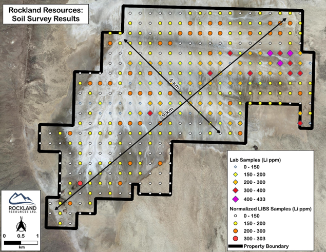 Rockland Resources Identifies Large Lithium Soil Anomaly on Utah ...