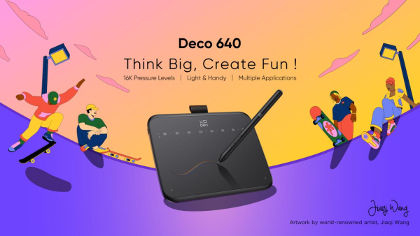 XPPen Announces the Launch of Deco 640: Multifunctional Drawing Tablet ...