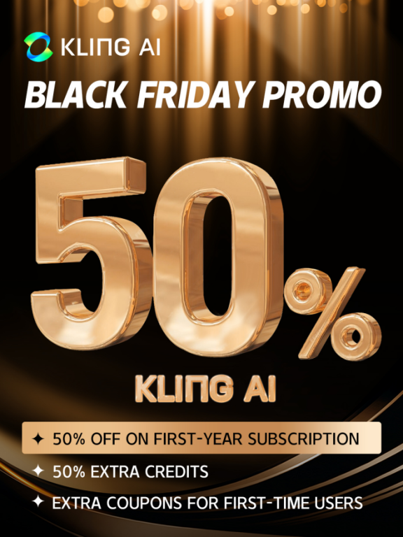 Kling AI Announces Black Friday Mega Deals with Upgraded Features for ...