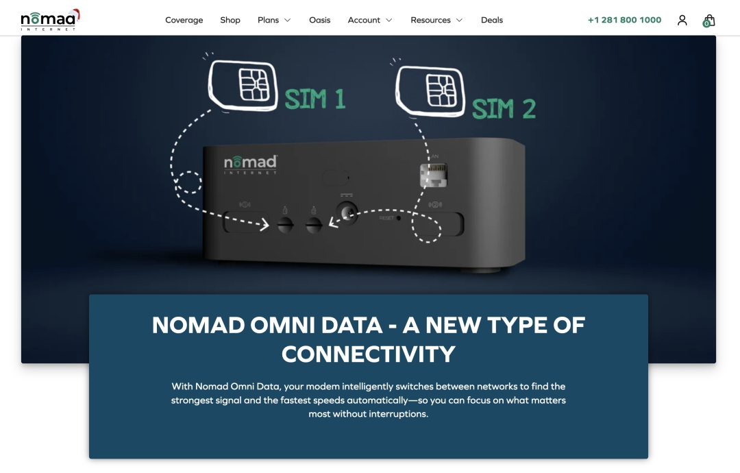Introducing: Nomad Omni Data, A New Type of Internet - The Globe and Mail