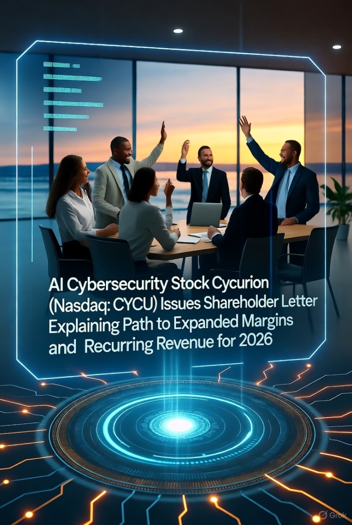 AI Cybersecurity Stock Cycurion (Nasdaq: CYCU) Gains on Shareholder ...