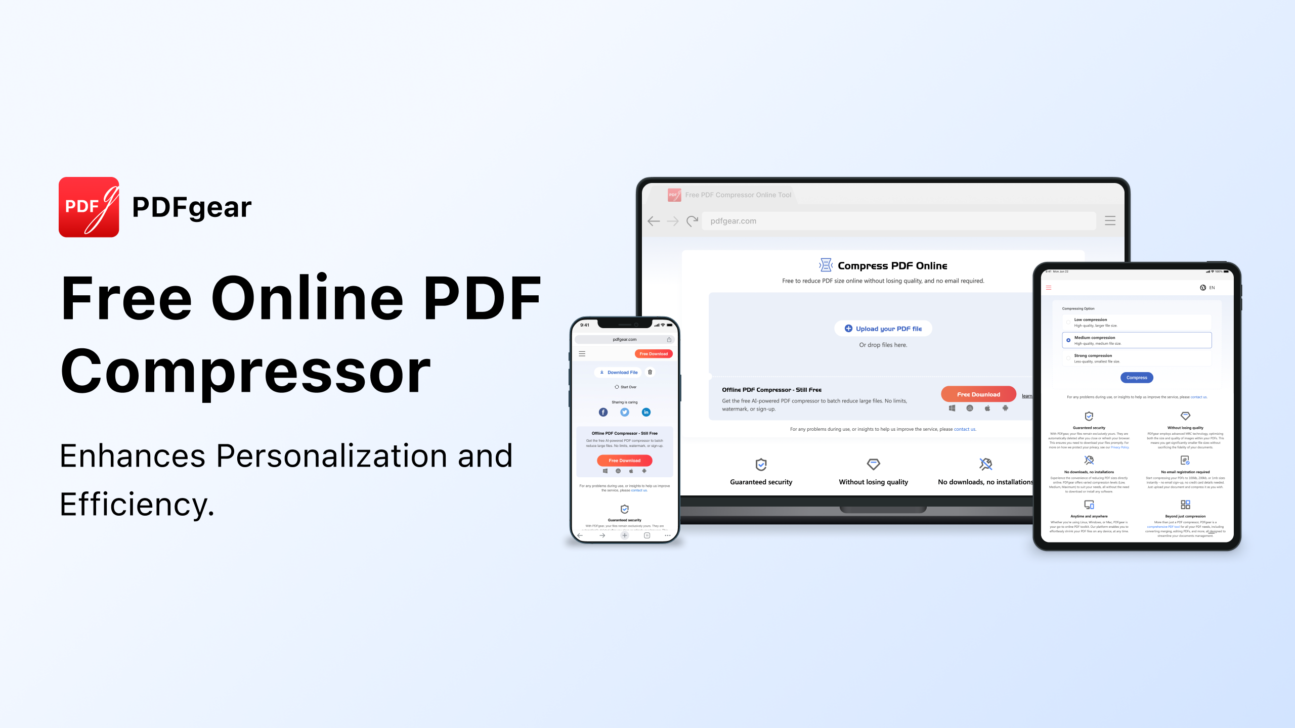 PDFgear Upgrades Its Free Online PDF Compressor for Enhanced ...