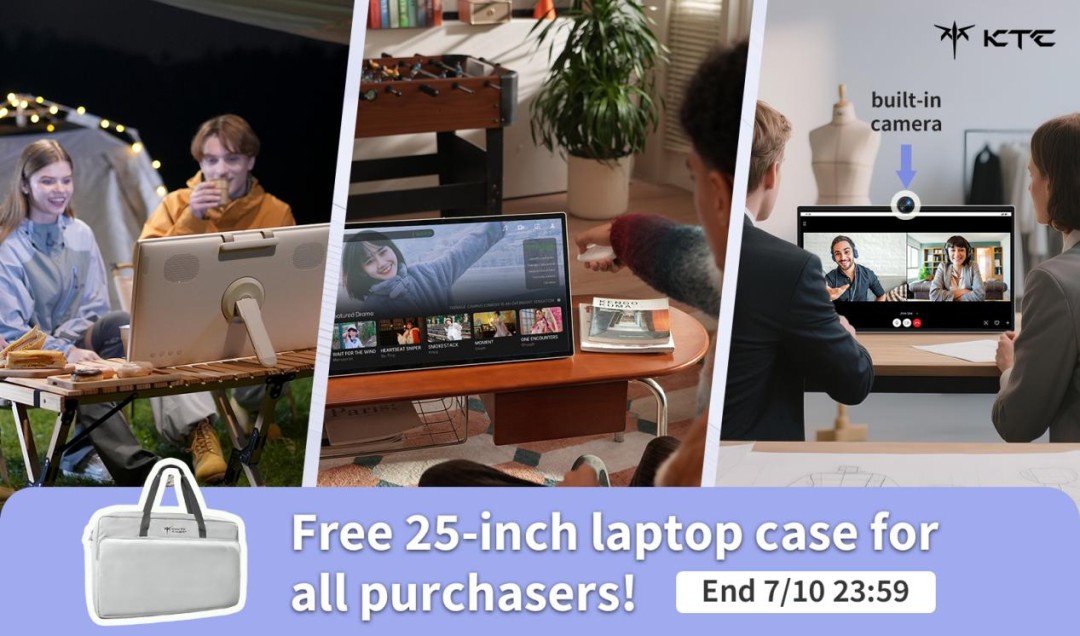 KTC Launches Smart Handy TV – MegPad A25Q5 in US: The 25″ Portable ...