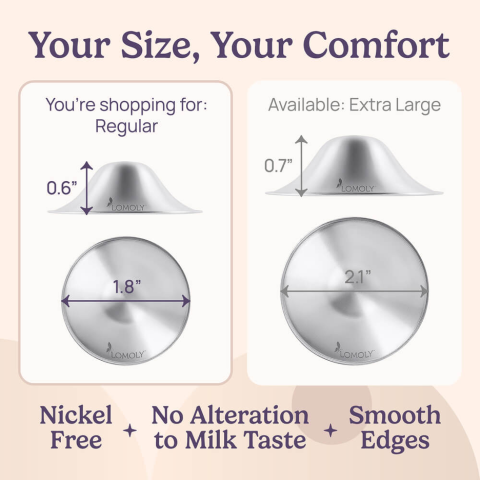 Nursing Made Easier: LOMOLY Debuts Silver Nursing Cups with Silicone ...