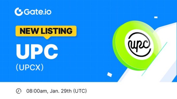 UPCX (UPC) token is listed on the Gate.io trading platform - The Globe ...