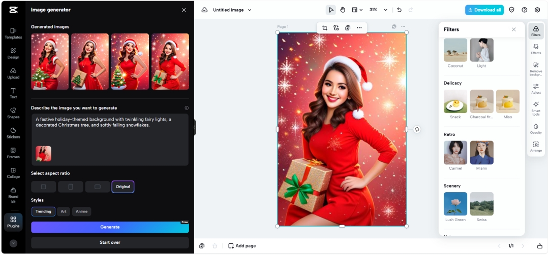 Capcut AI Background Generator That Creates Transparent Stickers - The ...