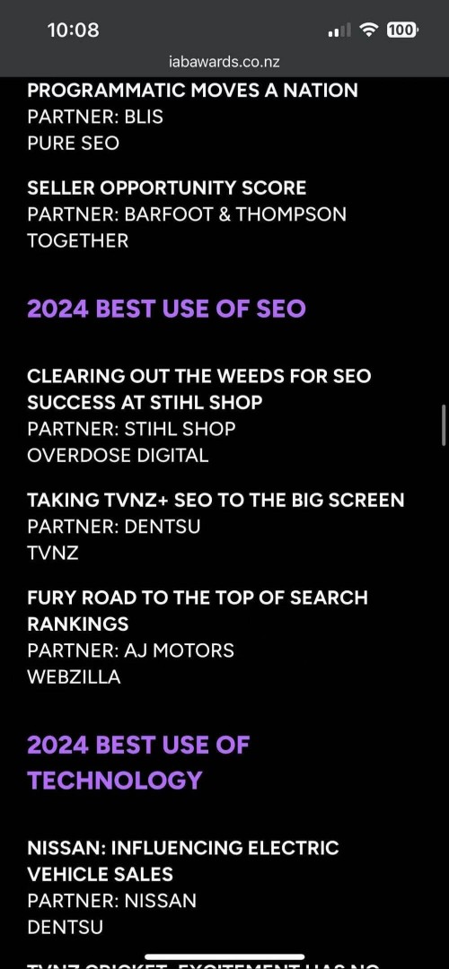Webzilla Recognized as IAB Best Use of SEO Finalist and 2024 Google Premier Partner - The Globe ...