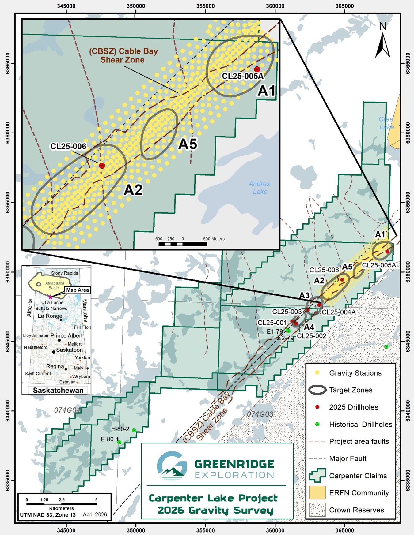 Greenridge Exploration Initiates Ground Gravity Survey at the Carpenter ...