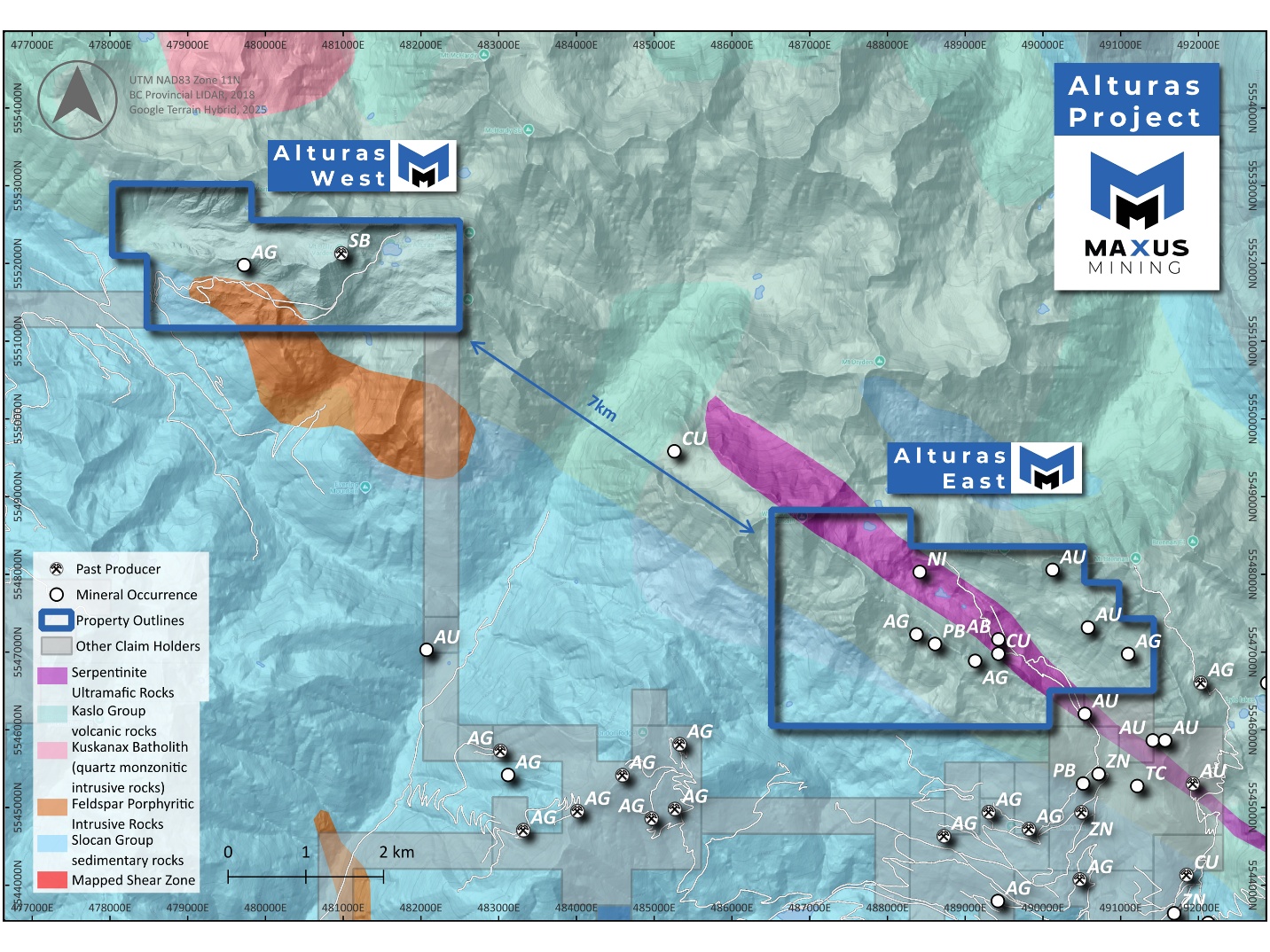 Maxus Mining Announces Maiden Drill Program & Metallurgical Testing at ...