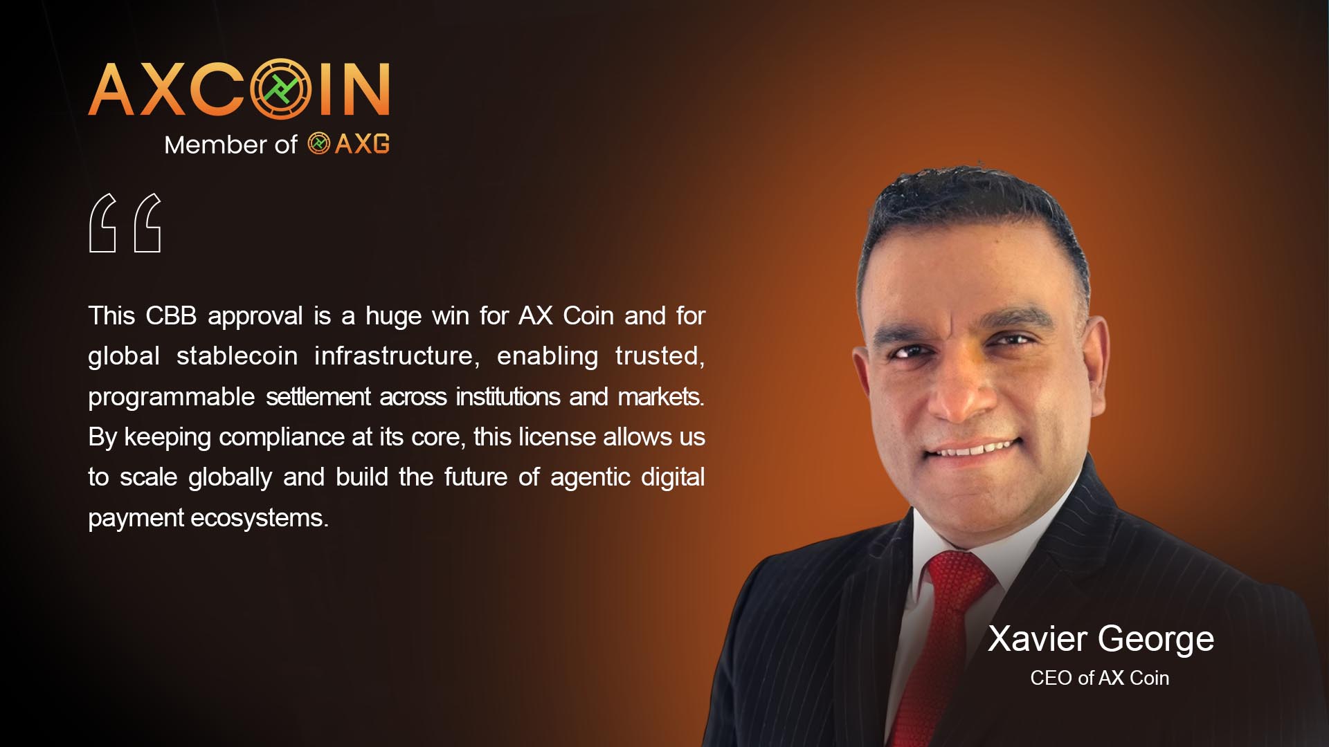 AX Coin, Backed by AXG, Granted First Stablecoin Issuer License by the ...