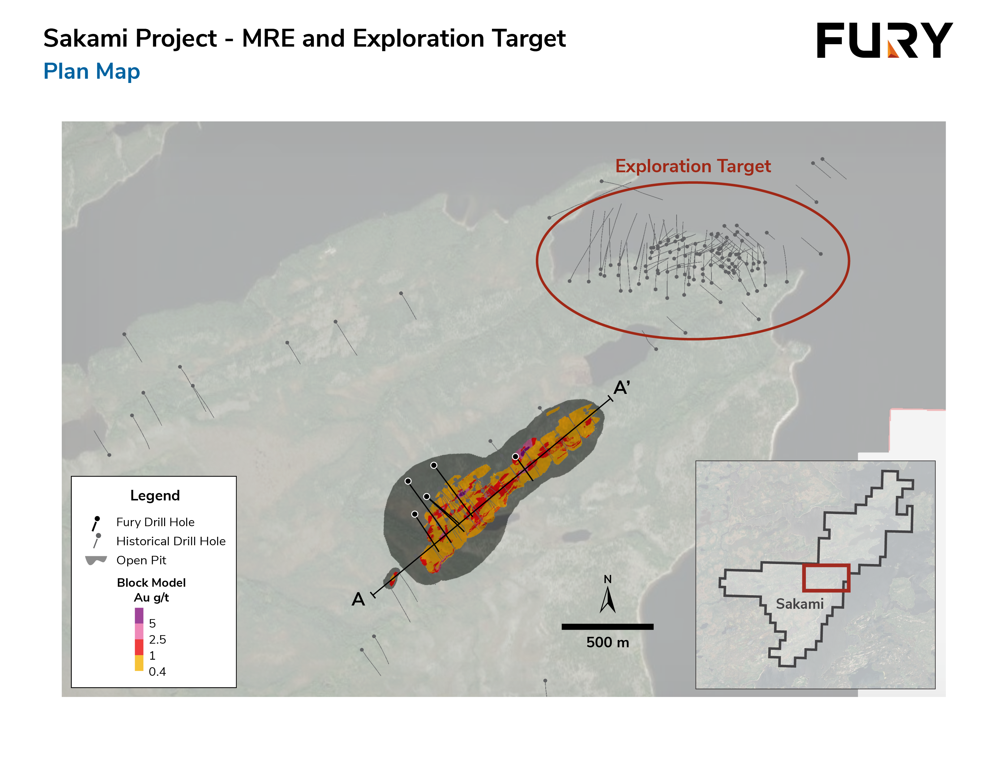 Fury Announces Initial Mineral Resource Estimate for the Sakami Gold ...