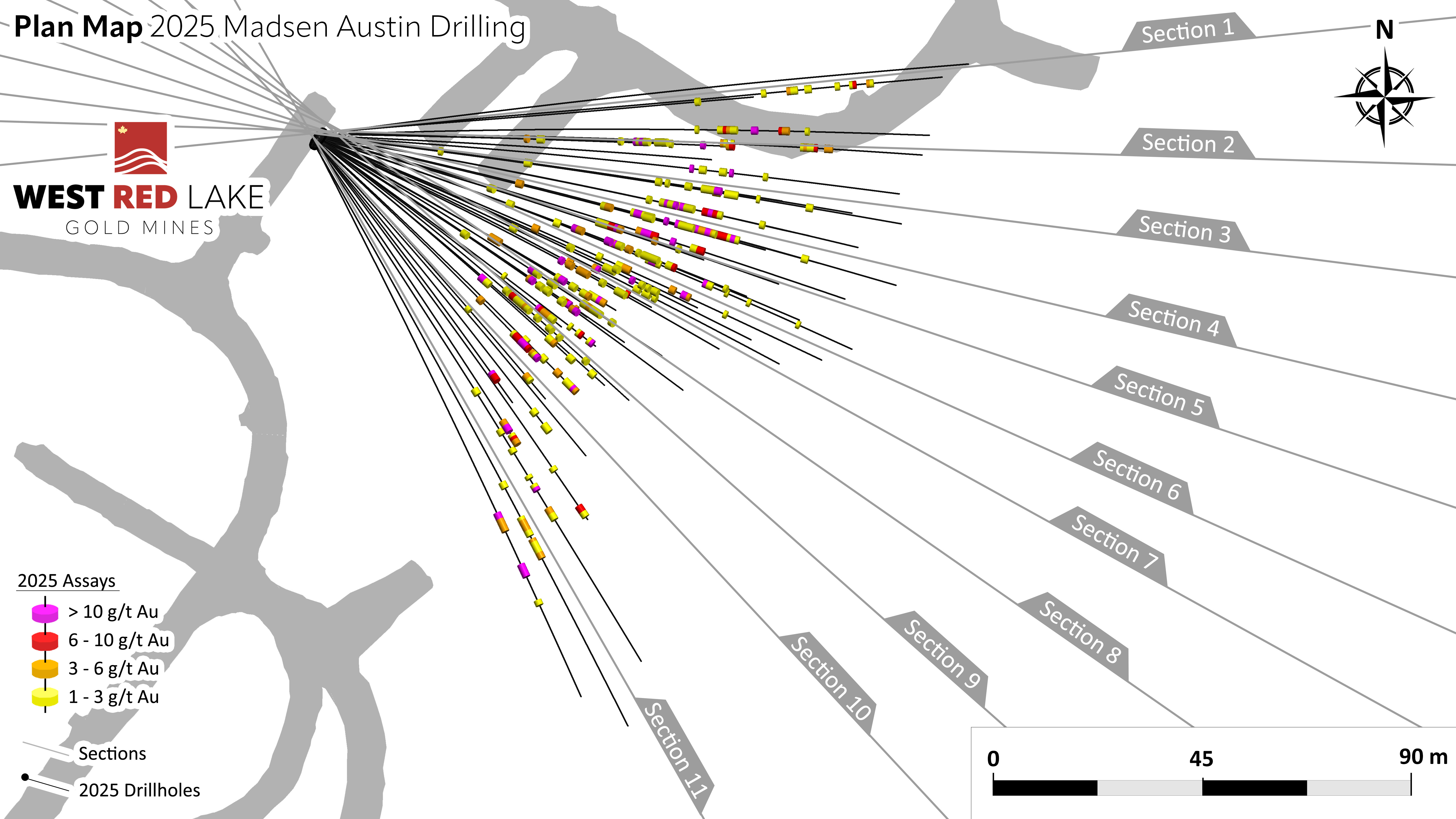 West Red Lake Gold Intersects 23.81 g/t Au over 5.4m, 30.16 g/t Au over ...