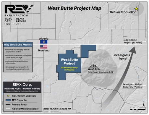 REV Commences 3D Seismic Survey at West Butte Helium Project - The ...