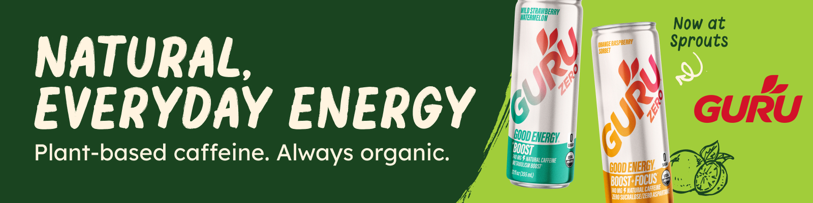 GURU Organic Energy Expands Nationwide Reach with Sprouts Farmers ...