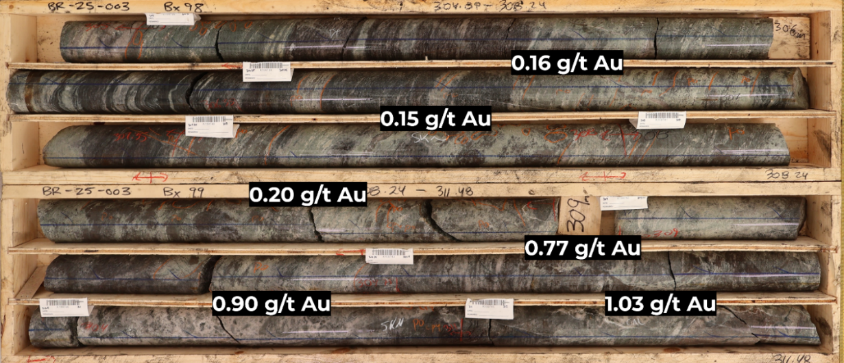 14 G/T Au Within 47m of Gold-Bearing Skarn from 26m Depth in 300m Step ...
