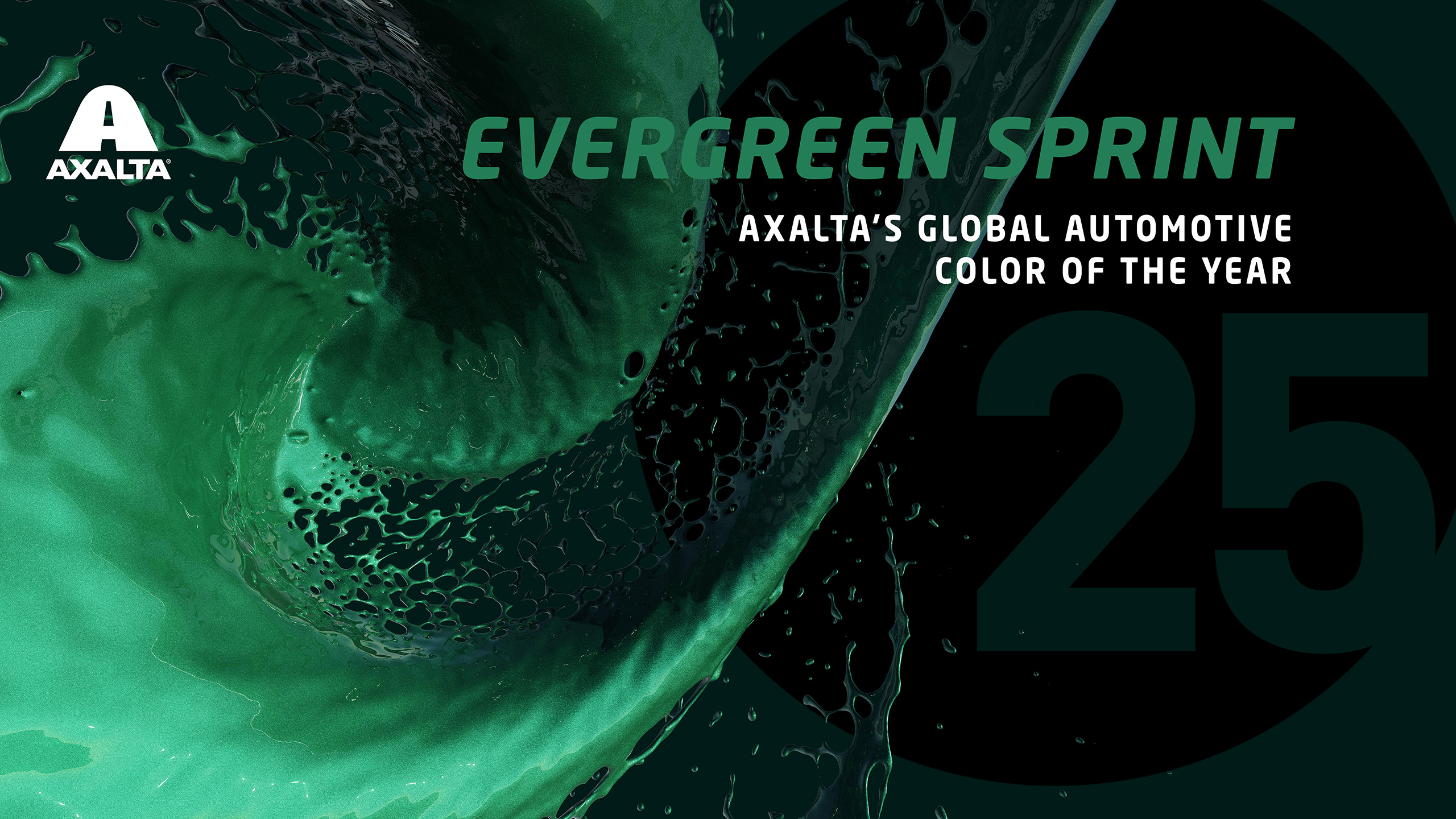Axalta Introduces Evergreen Sprint as 2025 Global Automotive Color of ...