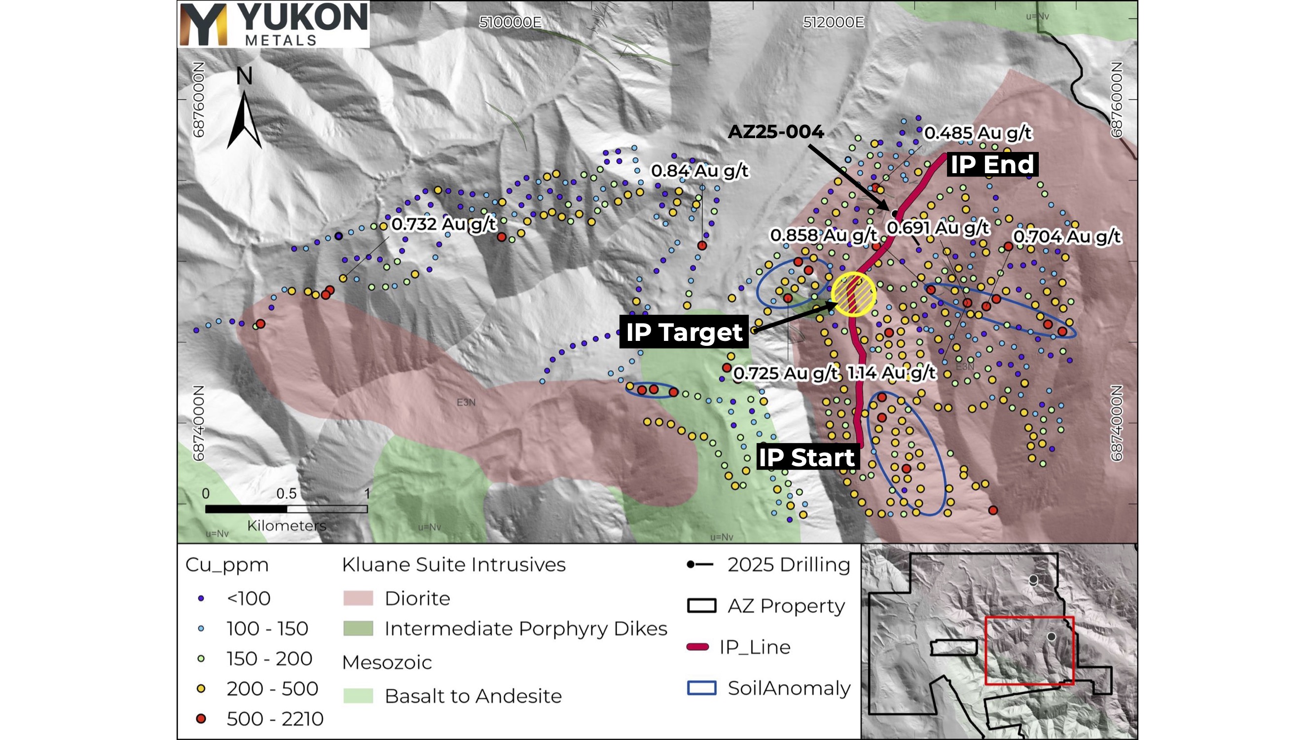 Porphyry-Style Copper Targets Defined by IP and Soil Sampling at AZ ...