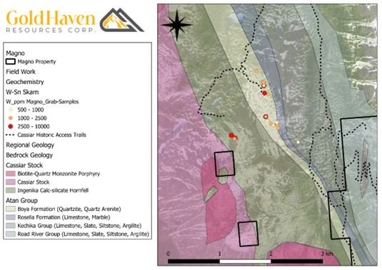 GoldHaven Confirms Anomalous Tungsten at Kuhn and Dead Goat and ...