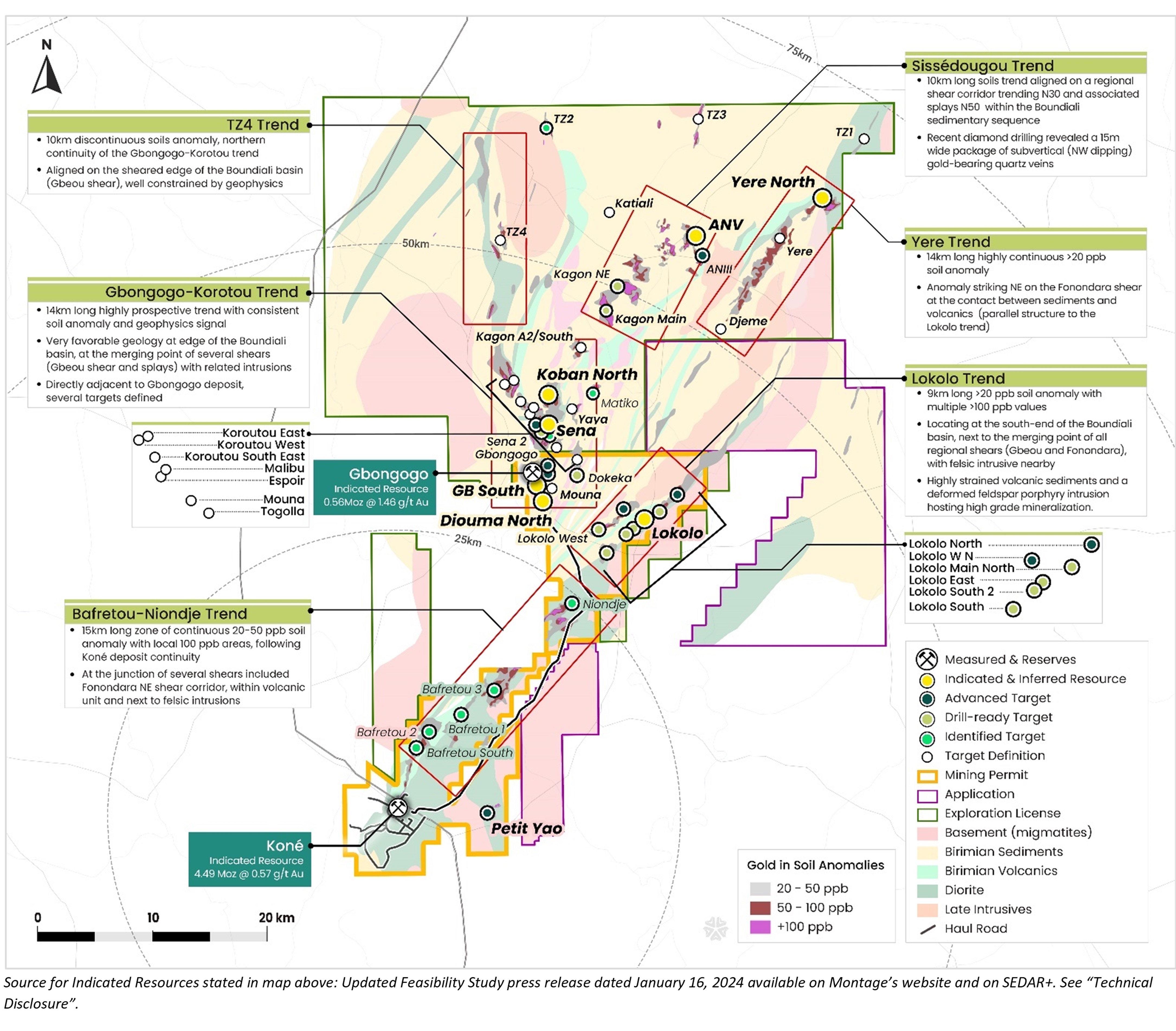 Montage Gold Provides Mid-Year Exploration Update for Its Koné Project ...