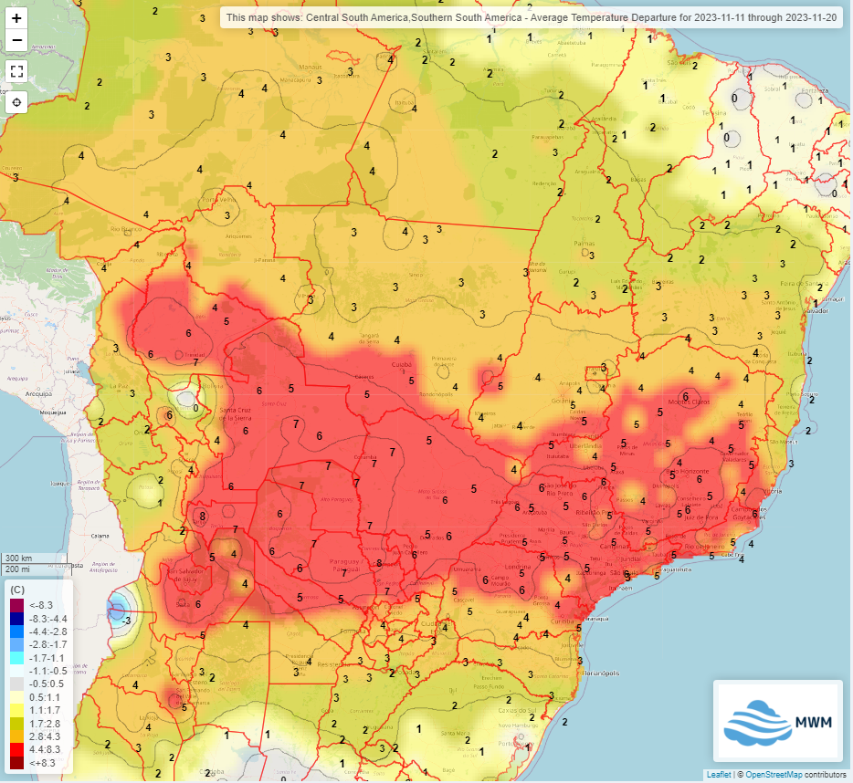 Brazilian Corn Feeling the Heat? Grains Weather Risk (WX) Report ...