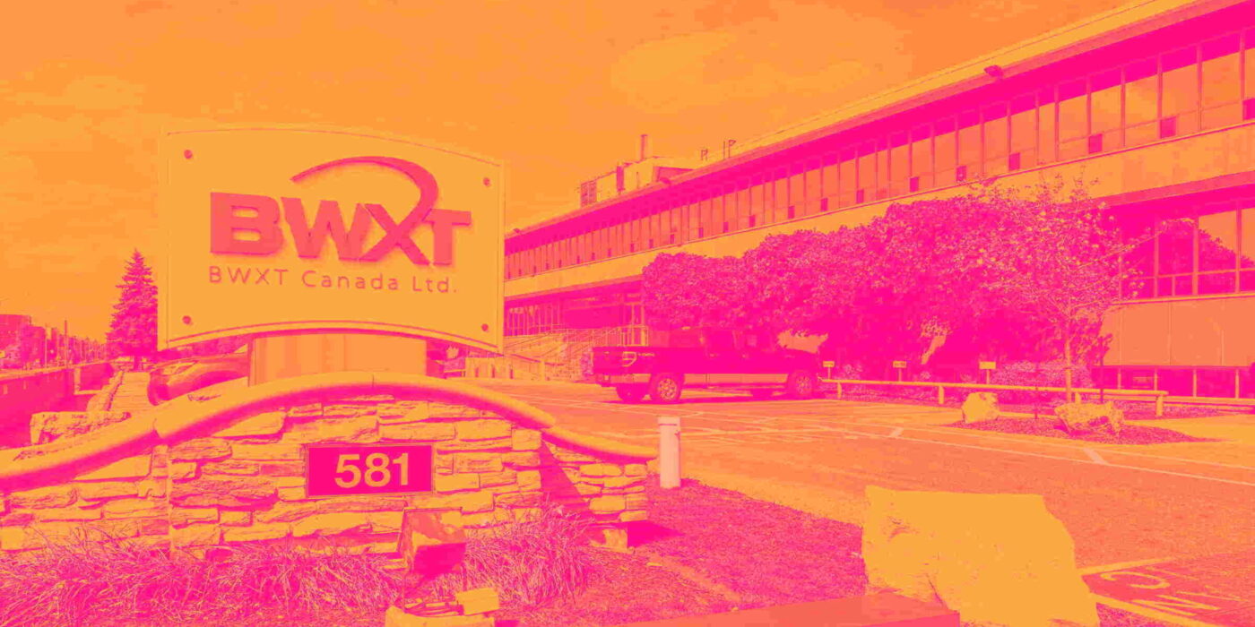 BWX (BWXT) Stock Trades Up, Here Is Why - The Globe and Mail