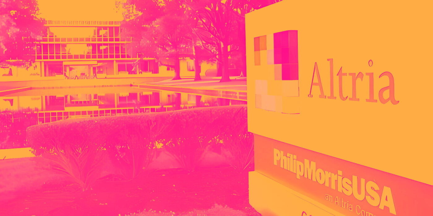 Altria (NYSE:MO) Posts Better-Than-Expected Sales In Q1 CY2026 - The ...