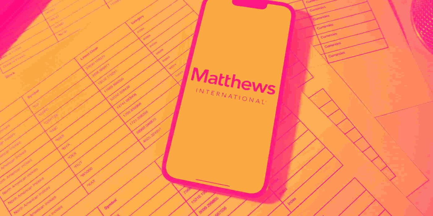 Matthews (NASDAQ:MATW) Posts Better-Than-Expected Sales In Q4, Stock ...