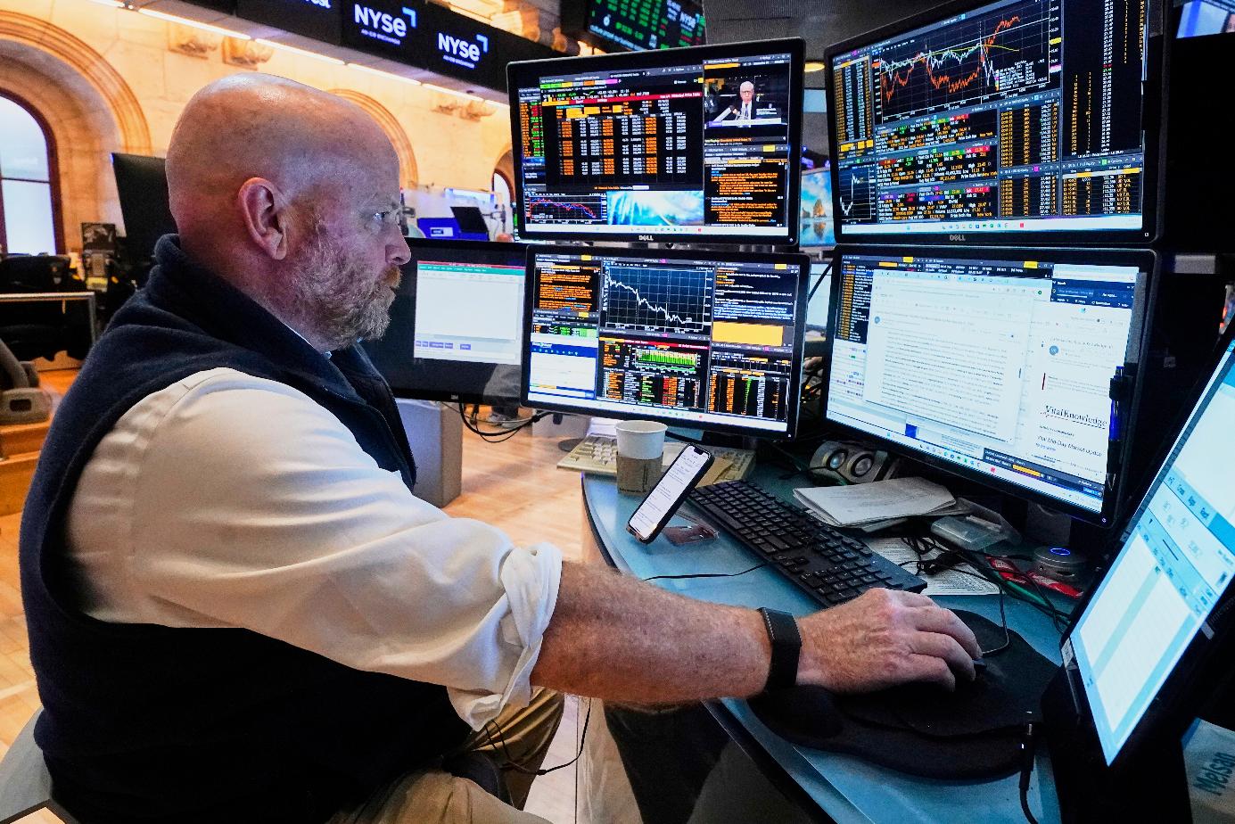 US stocks dip and break Wall Street's record-breaking, weeklong run